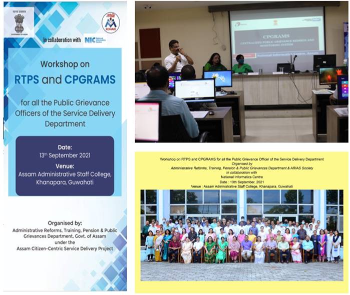 Workshop on CPGRAMS and RTPS for all the Public Grievance Officers of ...