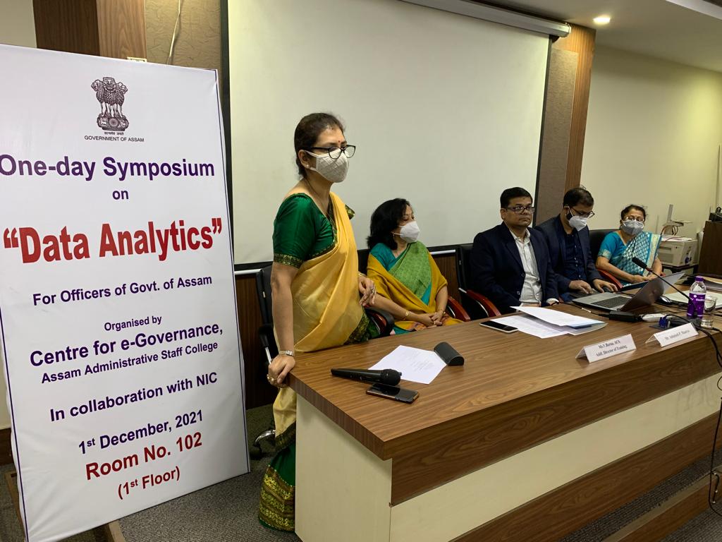 Symposium on Data Analytics on 1 Dec 2021 at Assam Administrative Staff ...